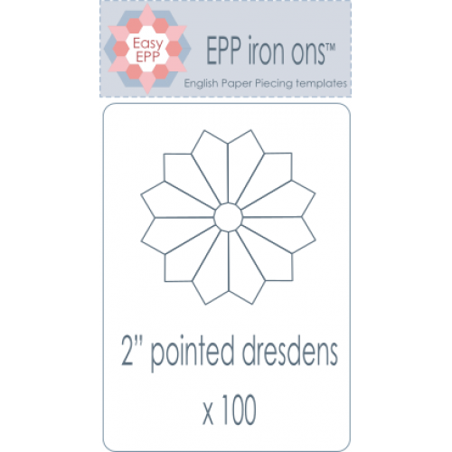 EPP Iron Ons 2"Pointed Dresden x 100 – Polly's Patchwork